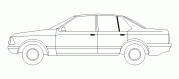 Bloques AutoCAD Gratis de Coche en planta